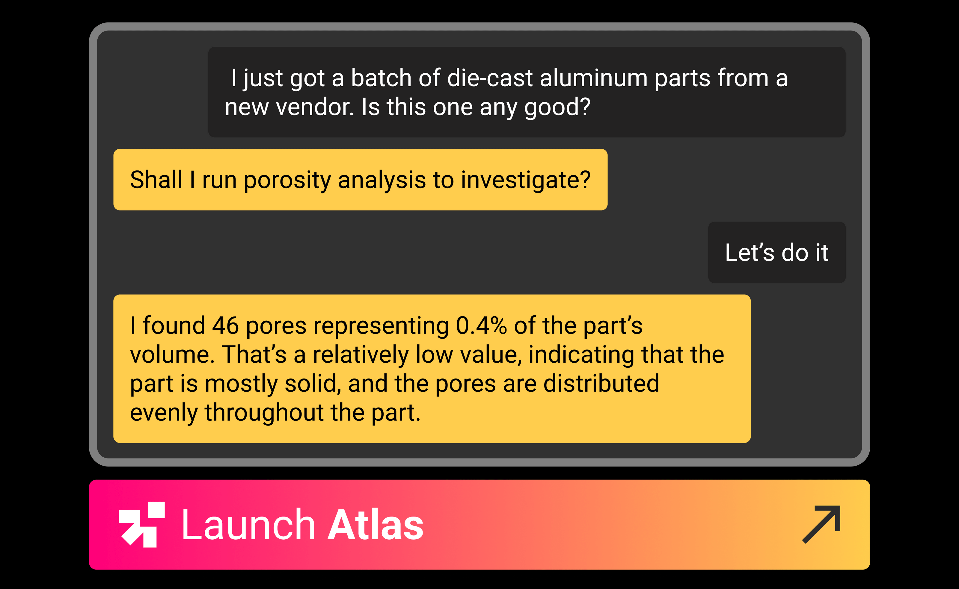 Lumafield | Atlas AI manufacturing co-pilot for engineers